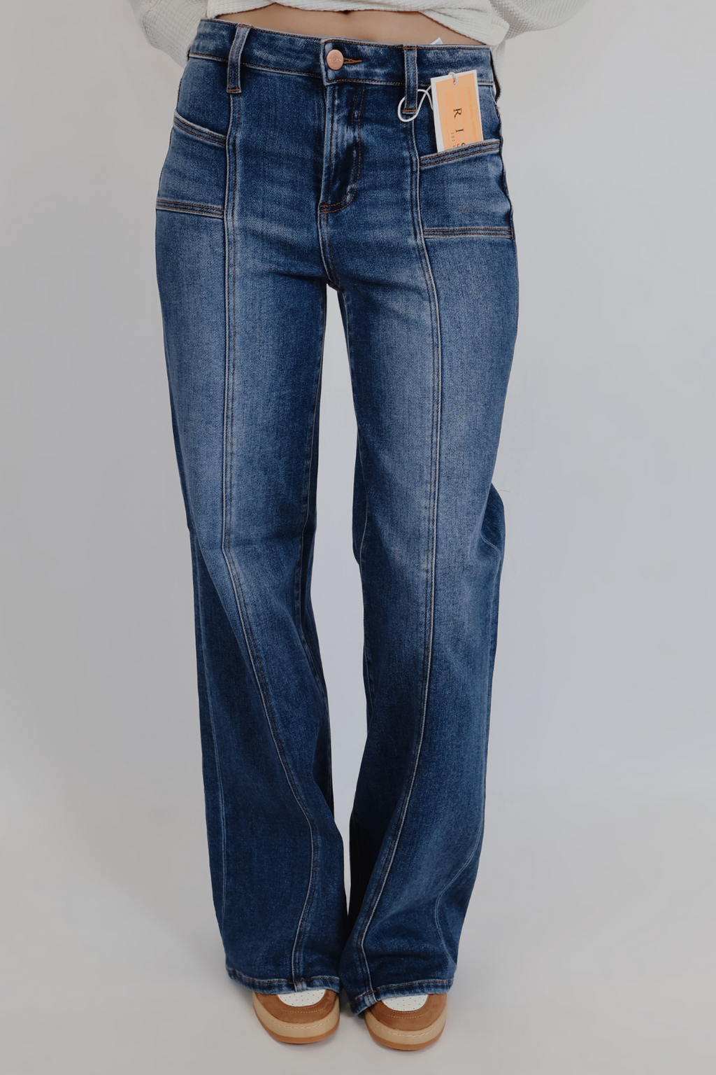 Eden Mid Rise Wide Leg Jeans – Pretty Please Boutique